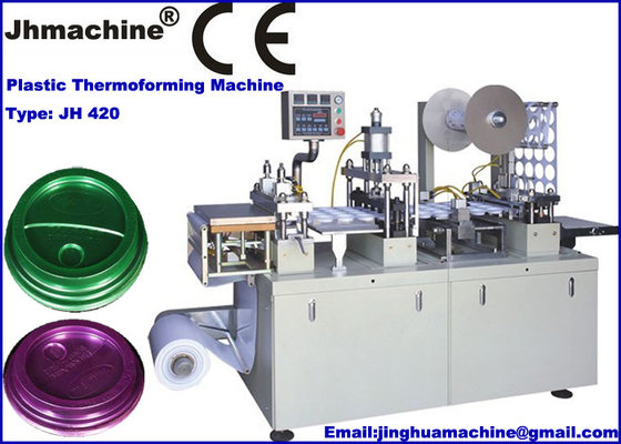 China Hot sale Plastic Cup lid Thermorforming Machine high efficency for Jelly cup and Milk cup supplier