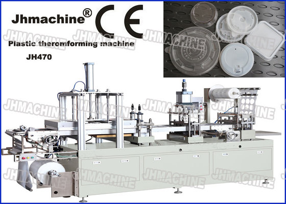 China Hot sale PP Transparent Sheet  Plastic Lid Machine within Film fast Change device supplier