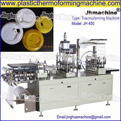 China PS Cup lid Cover thermoforming machine, Good Quality and stable performance supplier